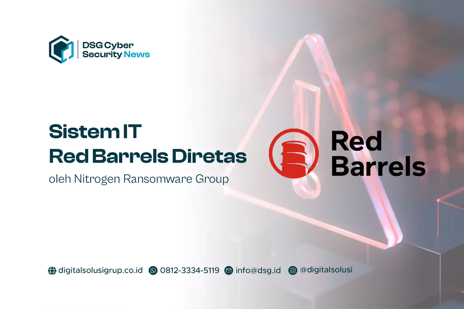 Sistem IT Red Barrels Diretas oleh Nitrogen Ransomware Group