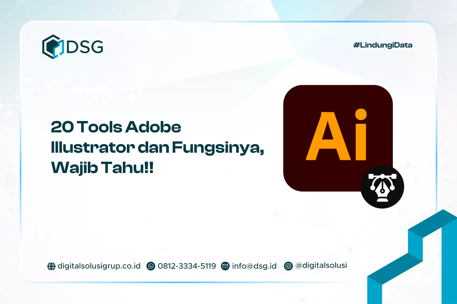 20 Tools Adobe Illustrator dan Fungsinya , Wajib Tahu!!