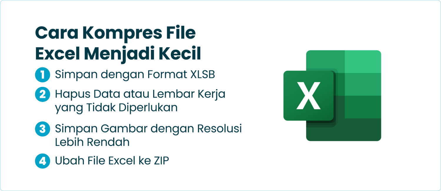 Cara Kompres File Excel Agar Lebih Kecil dan Ringan
